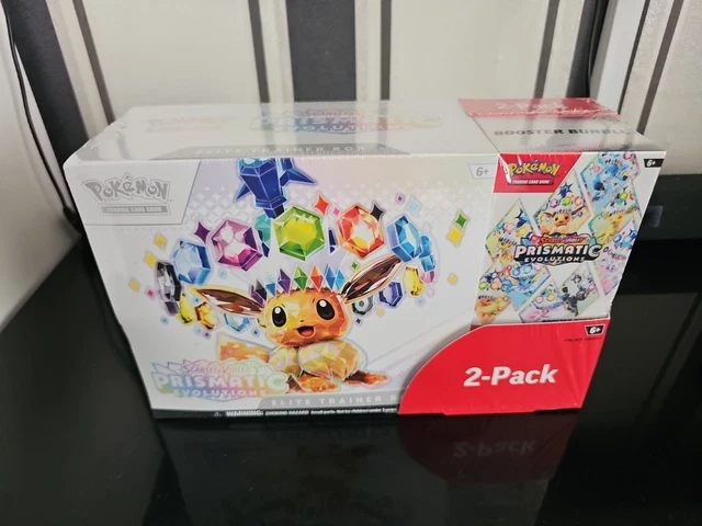 POKÉMON TCG: SV8.5 Prismatic Evolutions Costco 2-Pack - ETB & Booster ...