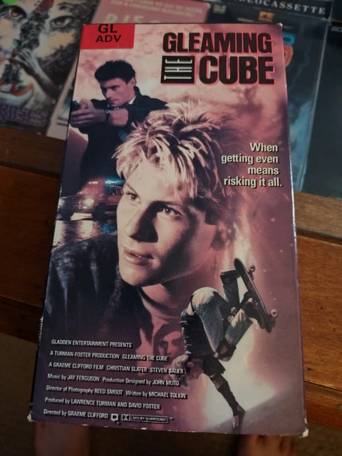 GLEAMING THE CUBE (VHS, 1989, Vestron) Christian Slater, Tony Hawk ...