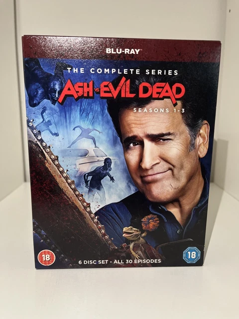 ASH VS EVIL DEAD COMPLETE SERIES 1 -3 Blu-ray Season 1 2 3 Like New £52 ...