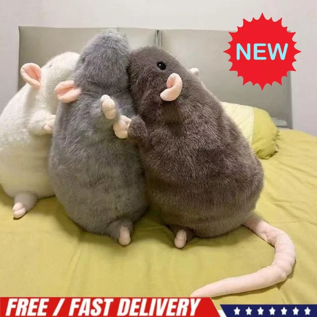 JUMBO RAT PLUSH, 2026 New Chonky RatPlush, Weighted Mouse StuffedAnimal ...
