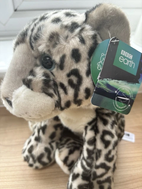BBC EARTH SNOW Leopard Cub Plush Soft Cuddly Toy Animal New With Tags ...