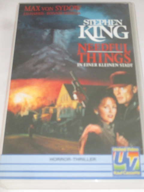 UV - STEPHEN King - Needful Things - VHS/Horror/Ed Harris/Max von Sydow ...