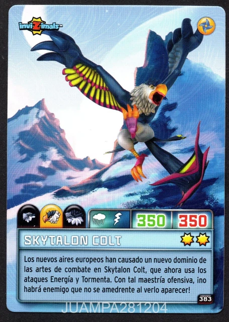 SKYTALON COLT #383 Cromo Invizimals Criaturas Secretas 2023 Panini EUR ...