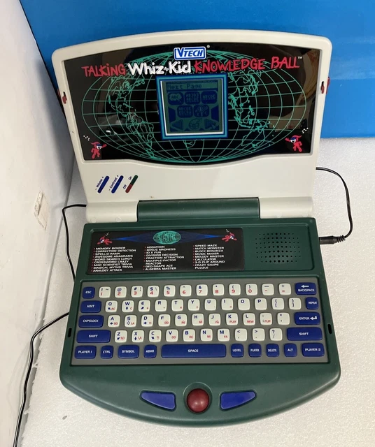 VINTAGE 90'S VTECH Talking Whiz Kid Knowledge Ball Learning Machine ...