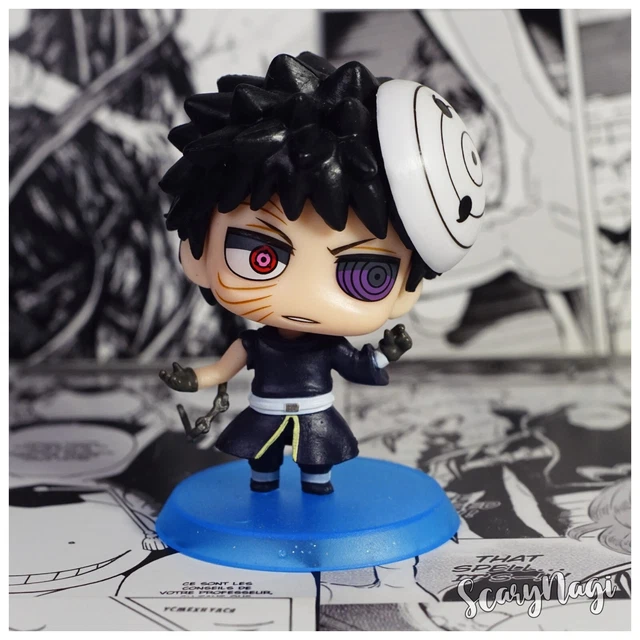 OBITO UCHIHA NARUTO Mangekyo Sharingan Akatsuki Chibi Action Figure ...