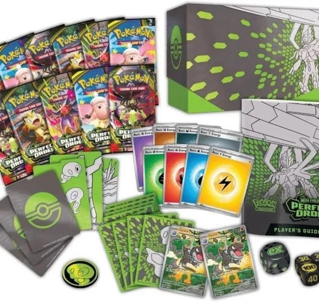 POKÉMON TCG: MEGA Evolution Perfect Order PKC Center Elite Trainer Box ...
