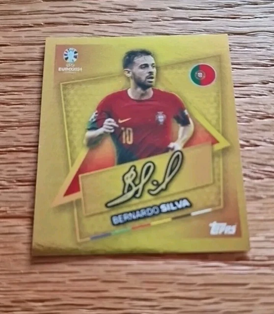 TOPPS UEFA EURO EM 2024 Sticker Nr. POR SP Bernardo Silva Portugal $8. ...