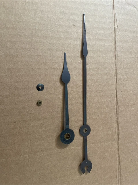 LARGE STANDARD ELECTRIC Time Master Clock Replacement Hands W/ Mounting ...