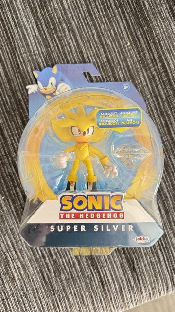 SUPER SILVER SONIC The Hedgehog 4" Action Figure Jakks - NEW SEALED £1. ...