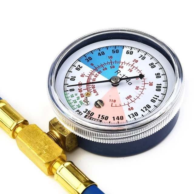 TUYAU DE CHARGE R134a avec manomètre pour remplissage précis du climatiseur EUR 29,16 - PicClick FR