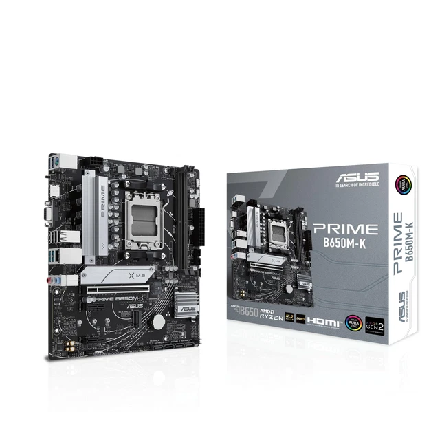 ASUS PRIME B650M-K Socket Am5/B650/Ddr5/S-Ata 6Gb/S/Micro Atx £145.55 - PicClick UK