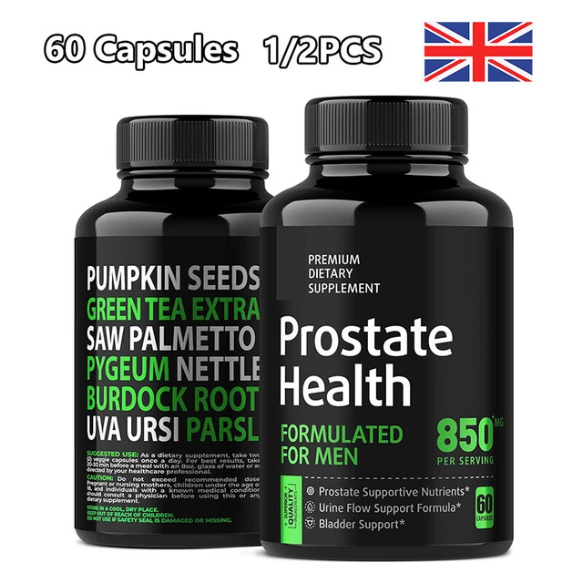PROSTATE HEALTH SUPPLEMENT Urinary Tract Support DHT Blocker for Men 60 ...