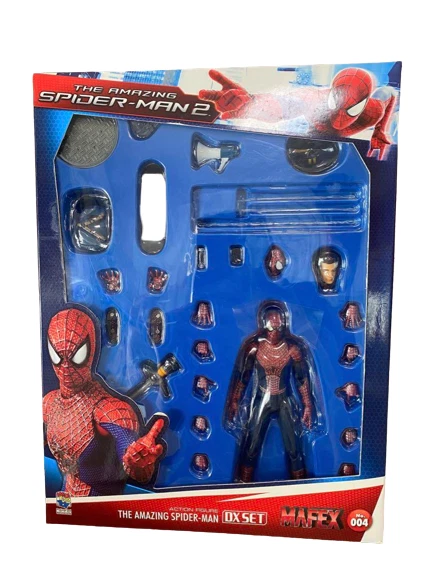 MAFEX NO.004 THE Amazing Spider-Man DX Set Spider-Man 2 Medicom Toy ...