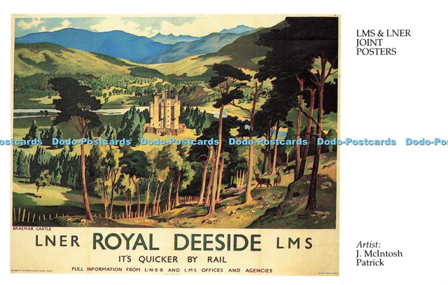 R569409 LMS AND LNER Joint Posters LNER Royal Deeside LMS Its Quicker ...