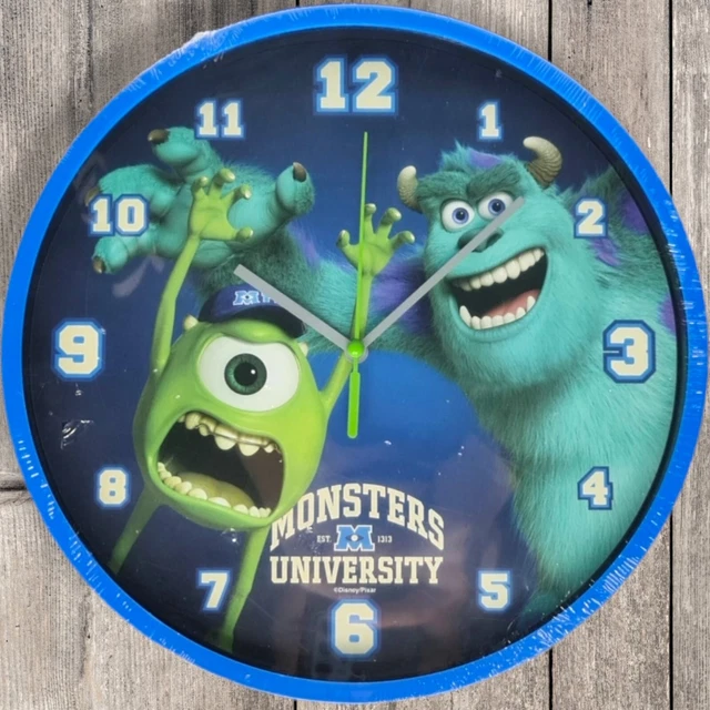 MONSTERS INC. MONSTERS University Disney Pixar BRAND NEW Wall Clock ...