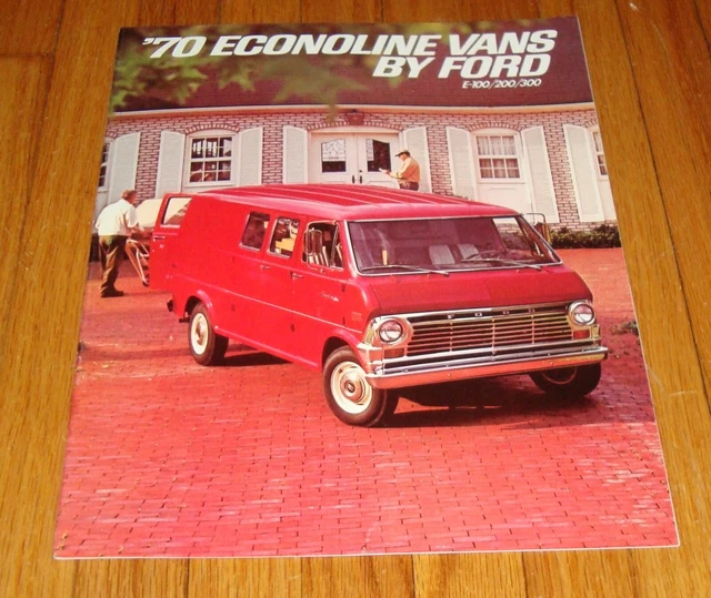 ORIGINAL 1969 FORD Econoline Van Sales Brochure Catalog E-100 E-200 E ...