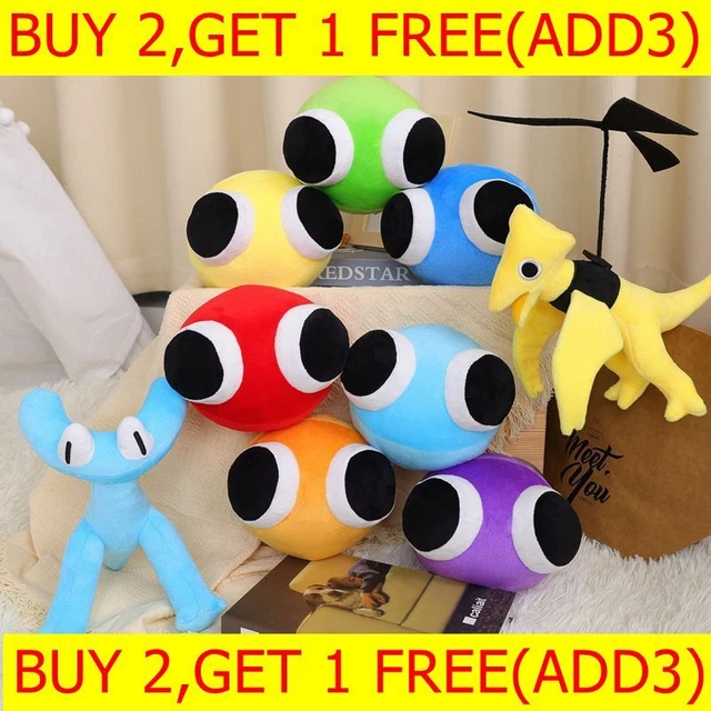 NEW YELLOW RAINBOW Friends Chapter 2 Cyan Friends Plush Toy Soft ...