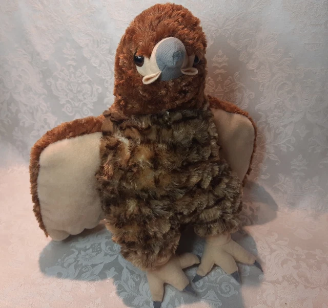WILD REPUBLIC RED Tail Hawk Plush Stuffed Animal Toy Bird 12” Realistic ...