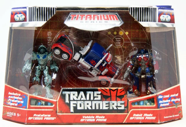 TRANSFORMERS - TITANIUM Series - Die-Cast - 3x Optimus Prime in 3 ...