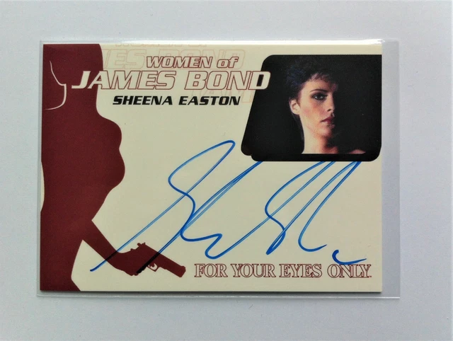 JAMES BOND ARCHIVES 2014 WA58 Sheena Easton Women Of Bond Autograph ...