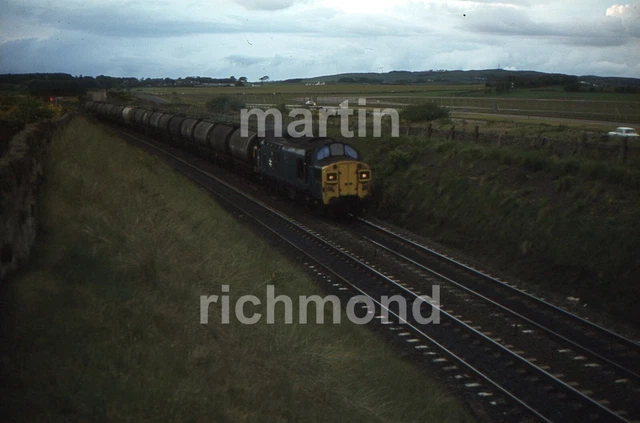 PRESTWICK OIL TRAIN Class 37 37043 29.5.80 Agfacolor 35mm Slide RN367 £ ...