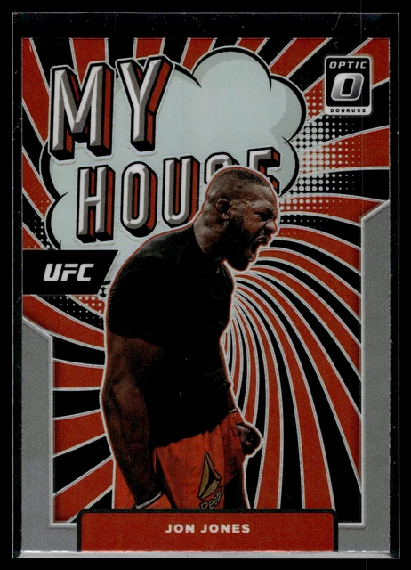 CARTE JON JONES 2022 Panini Donruss optique UFC Holo argent Prizm My ...