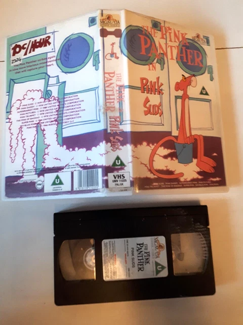 THE PINK PANTHER CARTOON IN PINK SUDS EX RENTAL BIG BOX VHS video ...