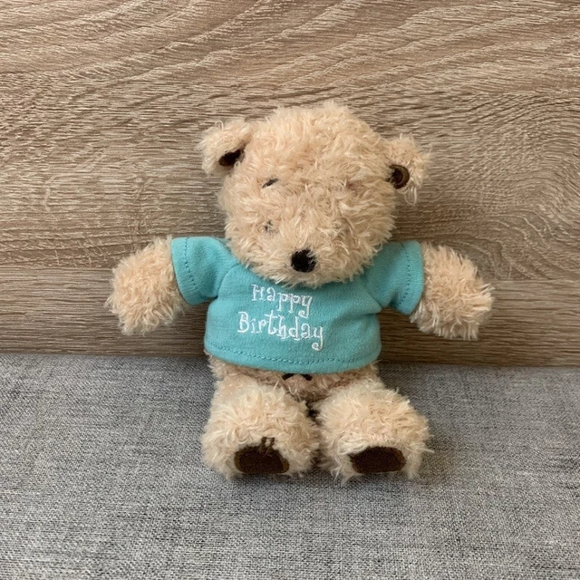 TESCO CUDDLE ME Happy Birthday Small Teddy bear Soft Toy 2010 £14.99 ...
