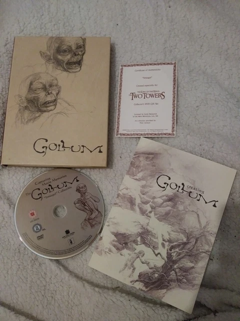 &CREATING GOLLUM& ART Book With DVD & Certificate £8.00 - PicClick UK