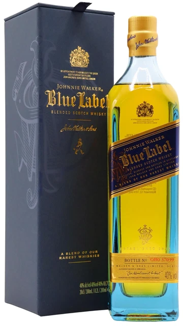 JOHNNIE WALKER - Blue Label (20cl) Whisky 20cl £62.95 - PicClick UK