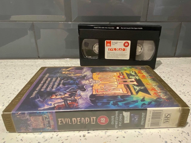 RARE EVIL DEAD 2 VHS Movie ORIGINAL Big Box Palace PICTURES ORIGINAL ...