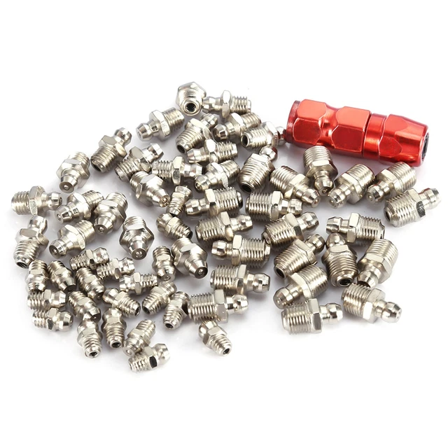 METAL REPLACEMENT GREASE Nipple Fittings Pack Set Mechanical ...
