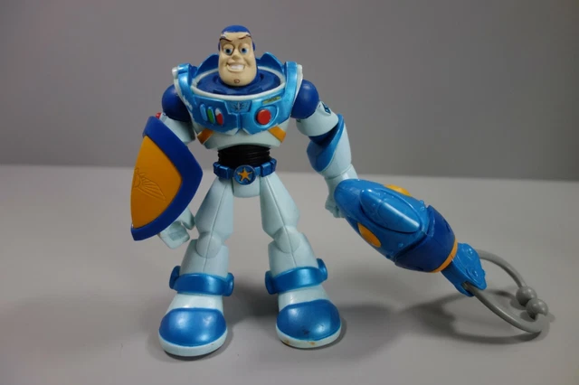 DISNEY TOY STORY Blue Rare BUZZ LIGHTYEAR Action Figure Mattel 2006 £17 ...