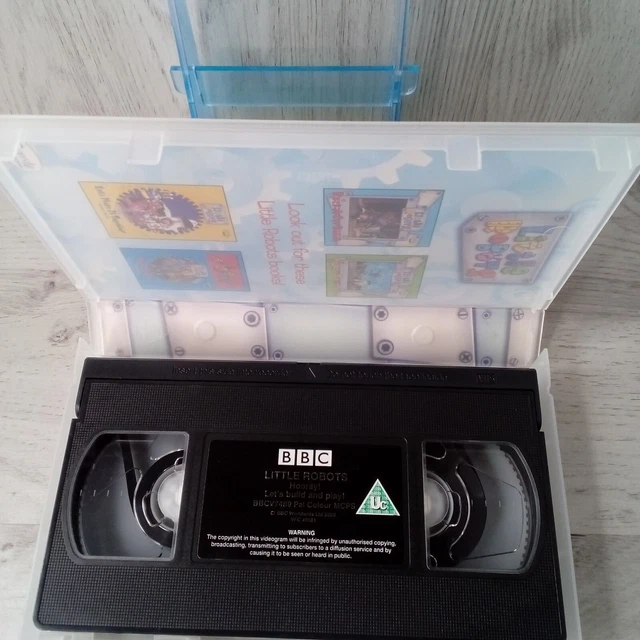 LITTLE ROBOTS CBEEBIES Bbc Vhs Tape - Rare Retro Kids Series Kids Bbc ...