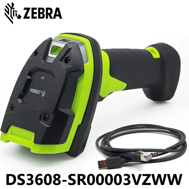 ZEBRA DS3608-SR00003VZWW STANDARD Range Handheld 2D Barcode Scanner W ...