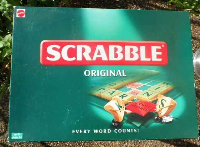 VINTAGE 80S MATTEL ORIGINAL SCRABBLE GAME Complete Good condition ...