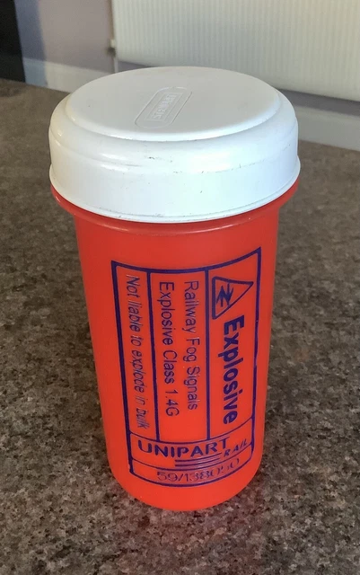 BRITISH RAILWAY DETONATOR Fog Signal Container £20.00 - PicClick UK