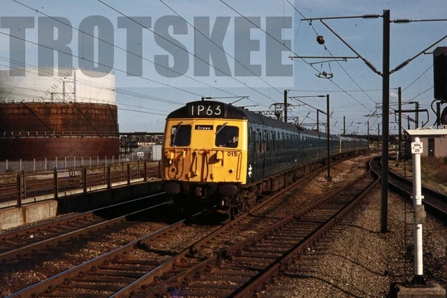 35MM SLIDE BR British Rail Electric Mulitple EMU Class 304 015 c1977 ...