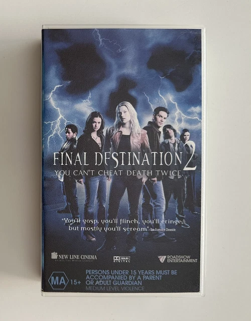 FINAL DESTINATION 2 [VHS] Roadshow Ex-Rental Video Tape Horror 2003 VGC ...