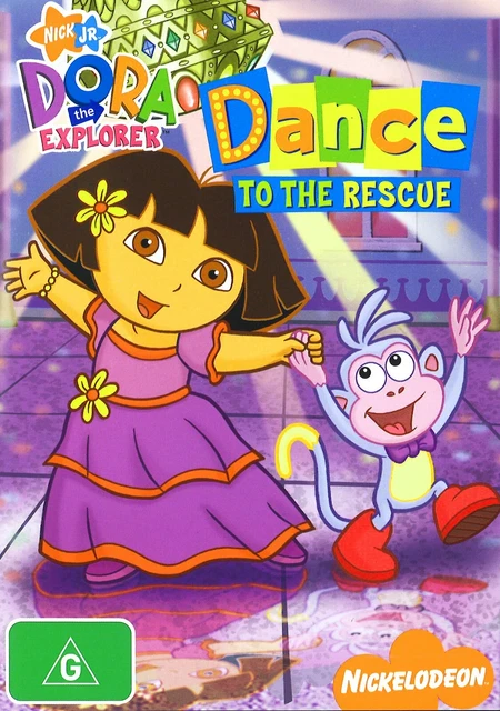 454A NEW SEALED DORA THE EXPLORER DANCE TO THE RESCUE DVD Region 4 $10. ...