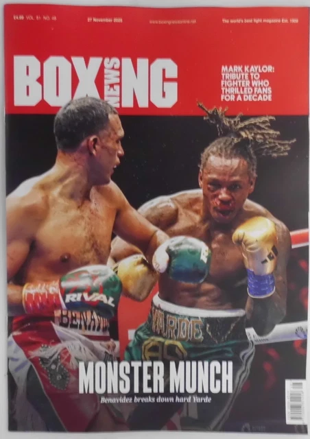 BOXING NEWS MAGAZINE 27th Nov 2025 Benavidez breaks down Yarde + Mark ...