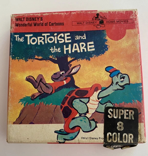 THE TORTOISE AND THE HARE SUPER 8 COLOR 8mm Vintage FILM WALT DISNEY ...