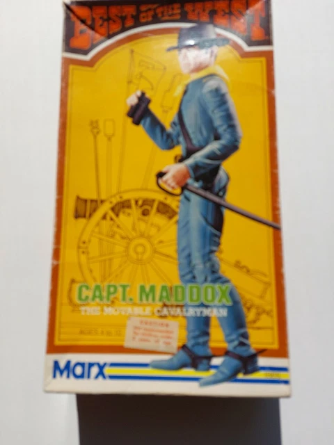 VINTAGE MARX BEST of the west capt.maddox complete + BOX in excellent ...