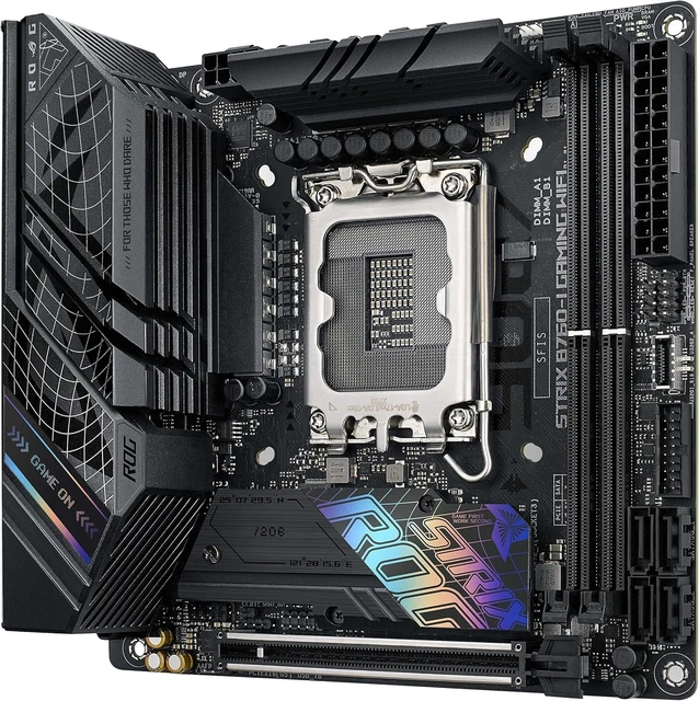 ASUS ROG STRIX B760-I Gaming WiFi, Intel LGA 1700, 2 x DIMM DDR5, 1 x ...