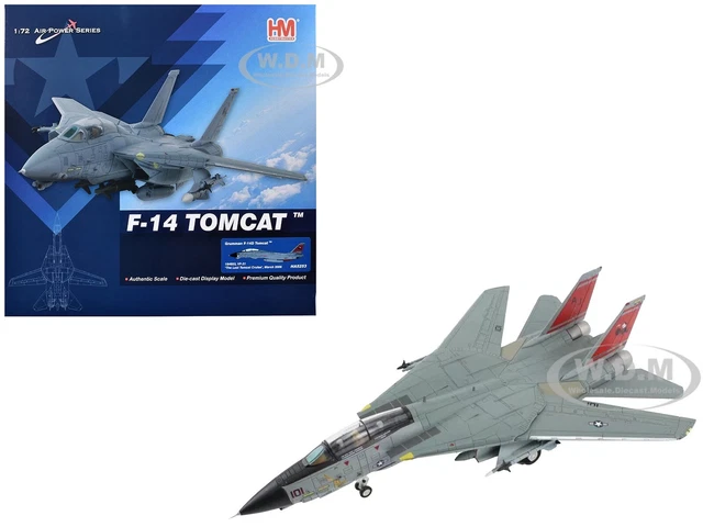 GRUMMAN F-14D TOMCAT Aircraft "Last Tomcat Cruise" 1/72 By Hobby Master ...
