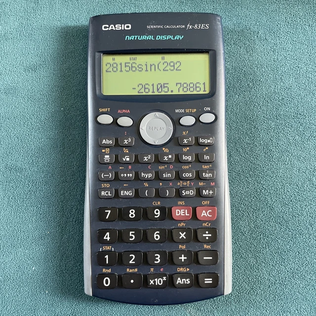 CASIO FX-83ES SCIENTIFIC Calculator (No Cover) £7.26 - PicClick UK