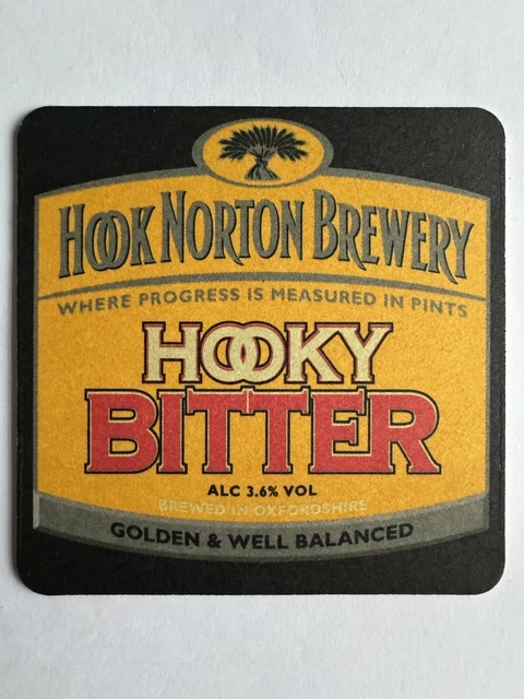 HOOK NORTON BREWERY Banbury Oxfordshire Hooky Bitter Beer Mat £1.30 ...