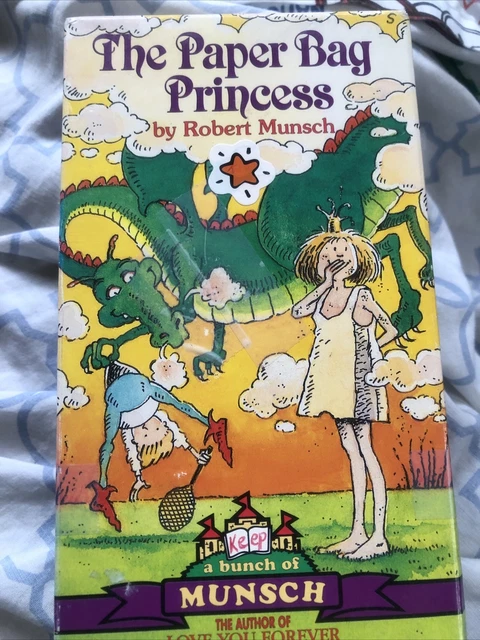 THE PAPER BAG Princess VHS Movie Family Adventure Animation Robert ...