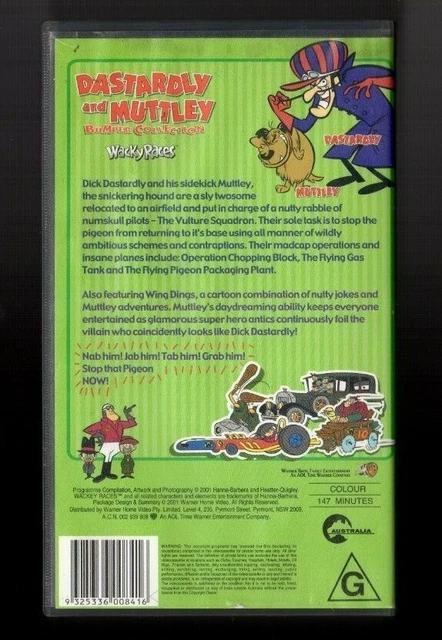 WACKY RACES, DASTARDLY and Muttley Bumper Collection. VHS Video $14.90 ...