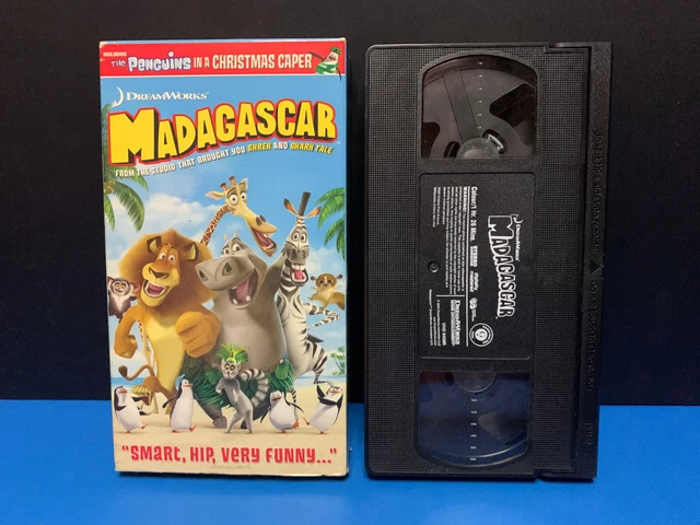 VHS MADAGASCAR (DREAMWORKS, 2005) Late Release Cartoon $50.00 - PicClick CA